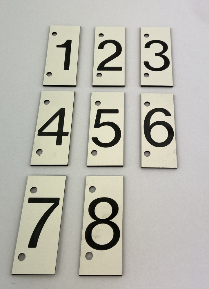 Tank Numbers - Type F (Number 1-9) - PFS Fueltec Limited